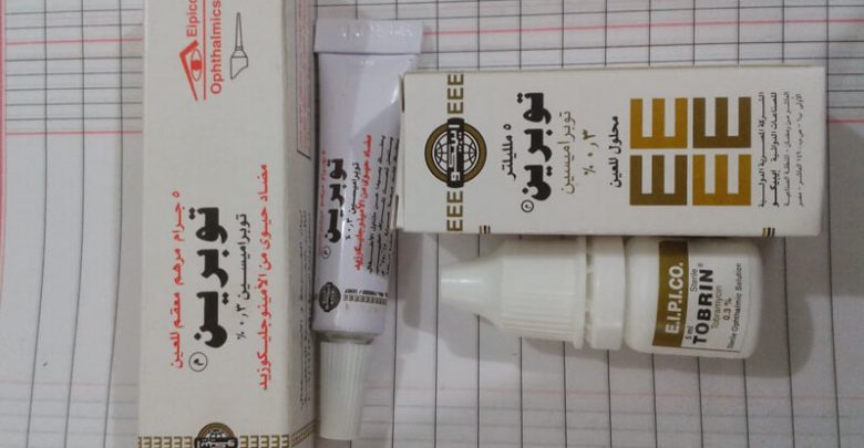 قطرة توبرين لعلاج التهاب العين وقرحة القرنية Tobrin - موقع مثقف